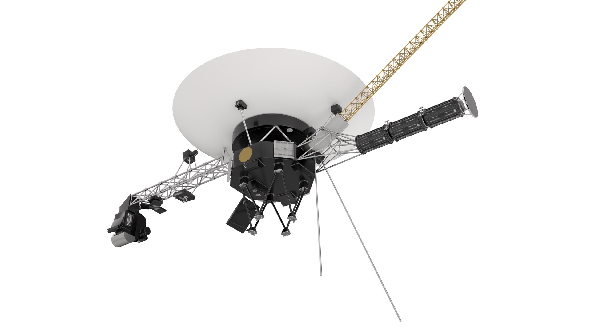 Voyager 1 Model - TurboSquid 2208047