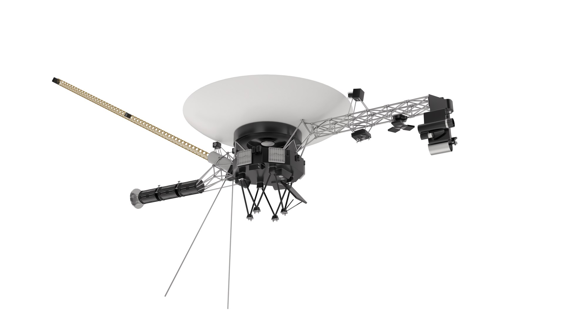 Voyager 1 Model - TurboSquid 2208047