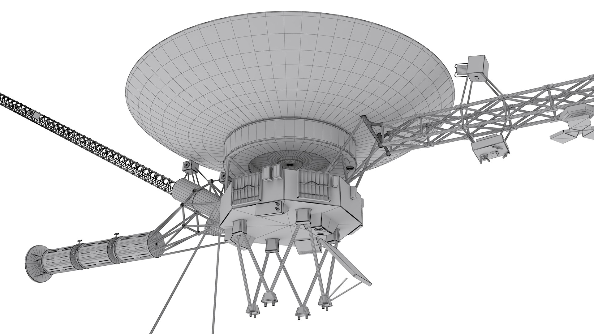 Voyager 1 Model - TurboSquid 2208047