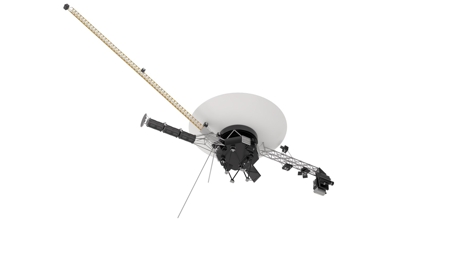 Voyager 1 Model - TurboSquid 2208047