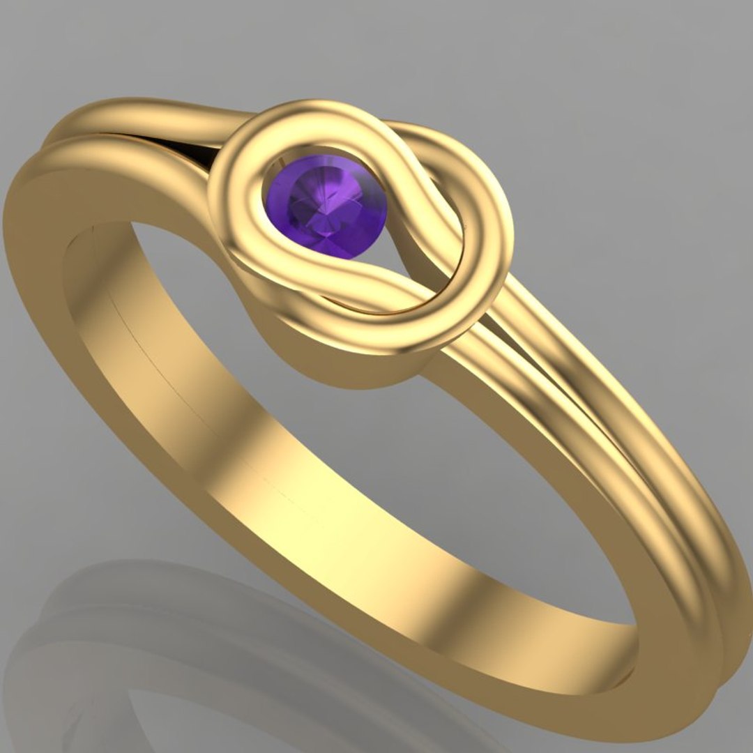 Designer Ring 3d Model