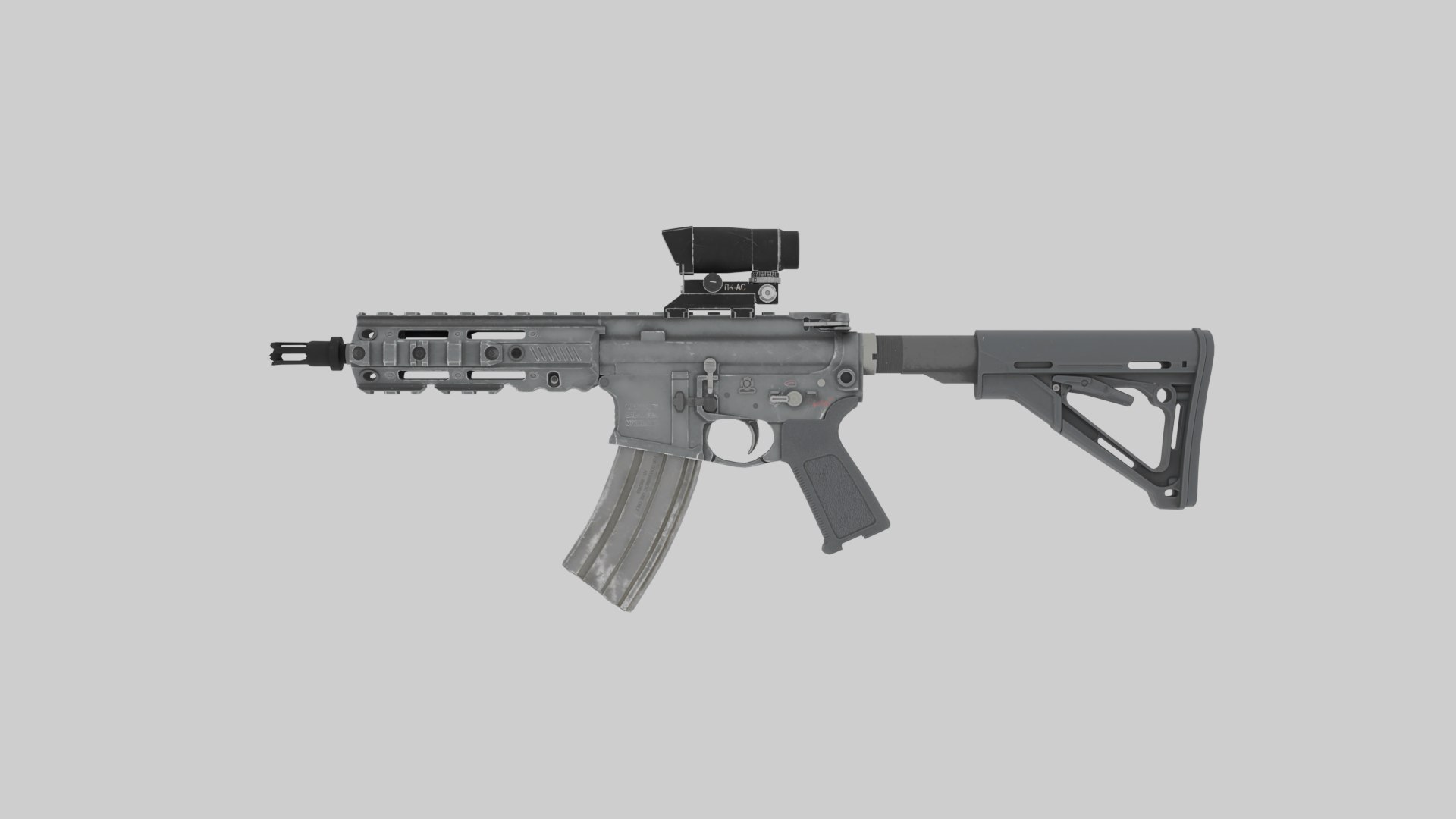 3D R4-C Assault Rifle - TurboSquid 2367148