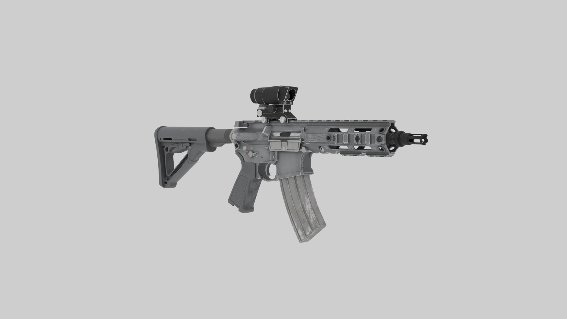 3D R4-C Assault Rifle - TurboSquid 2367148
