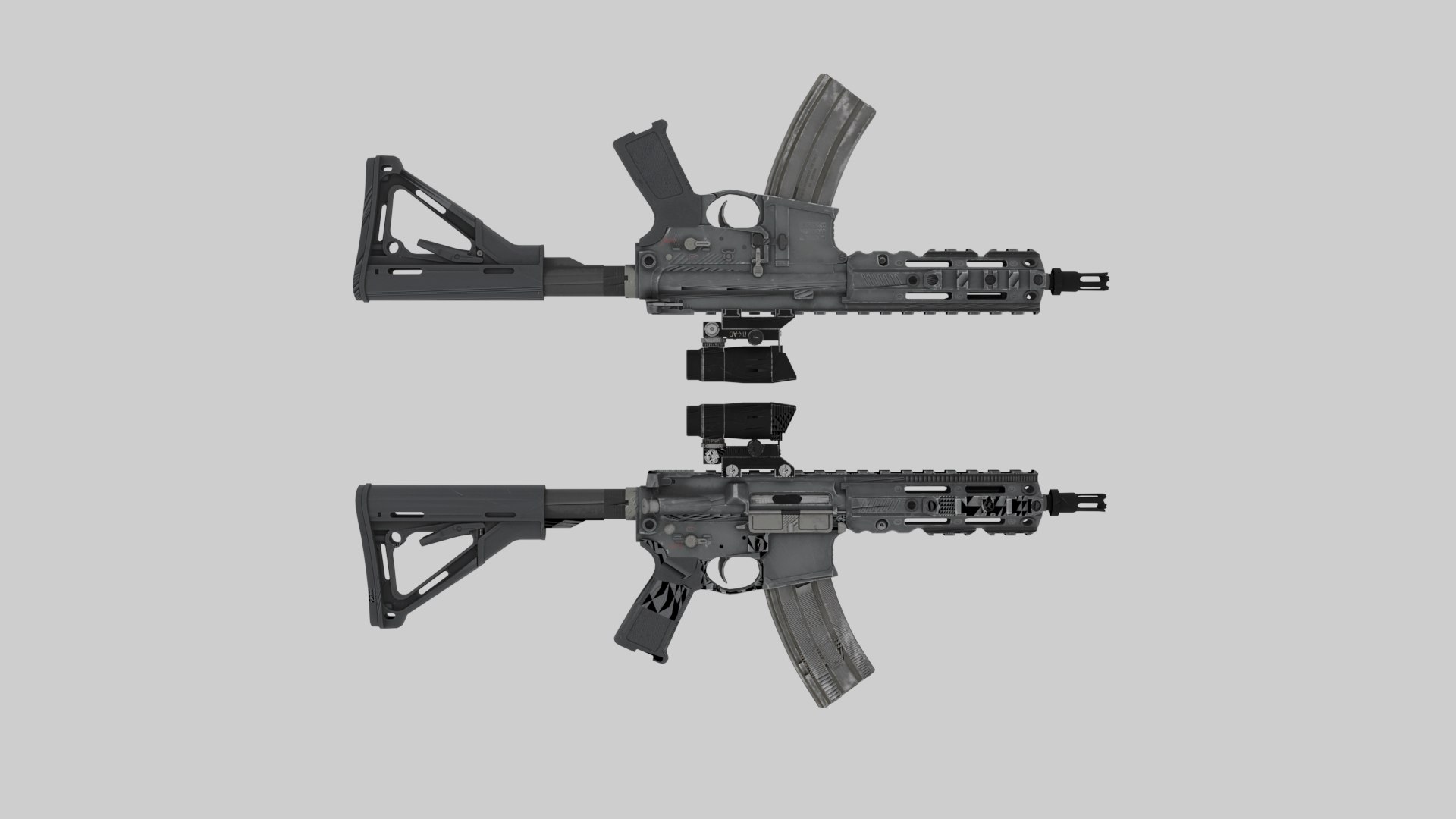 3D R4-C Assault Rifle - TurboSquid 2367148