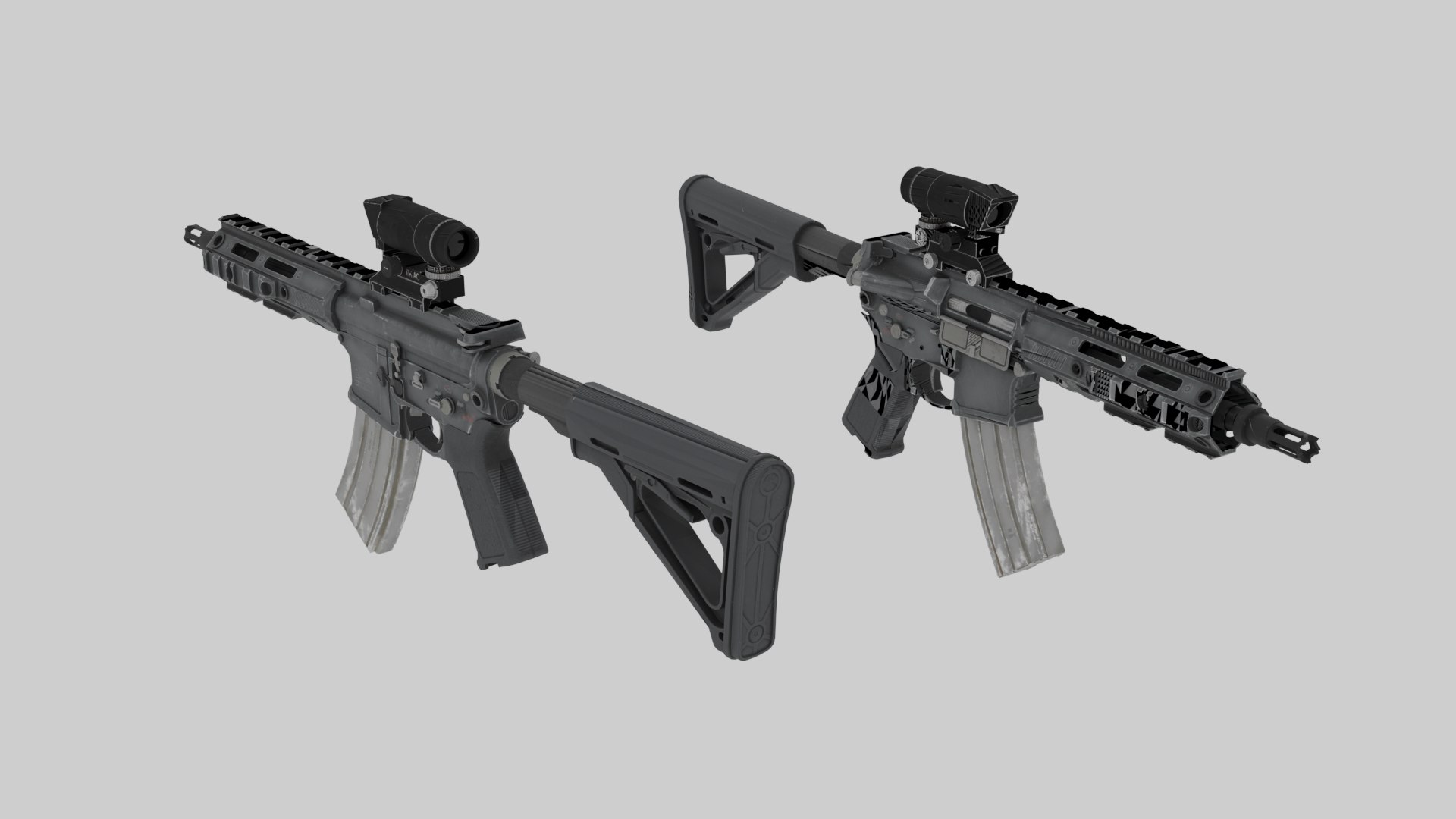 3D R4-C Assault Rifle - TurboSquid 2367148