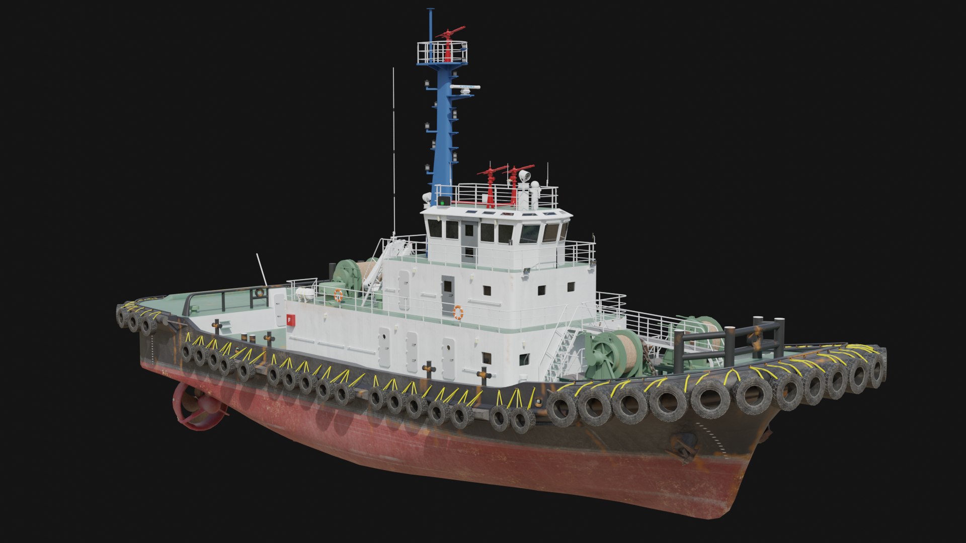 Tugboat 3D Model - TurboSquid 2275582