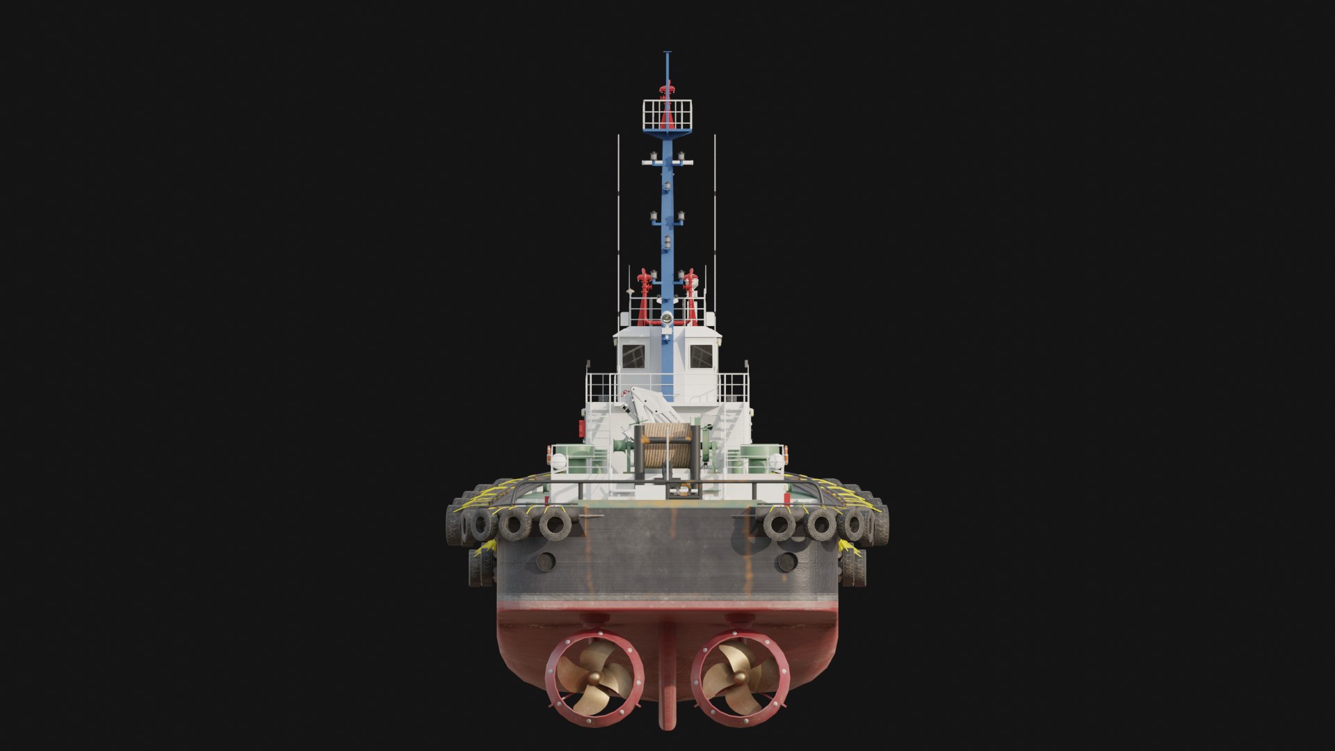 Tugboat 3D Model - TurboSquid 2275582