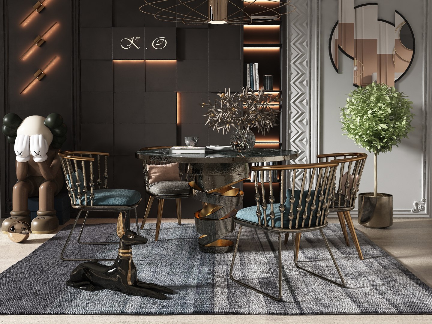 Dining Room - 0023D模型 - TurboSquid 1963649