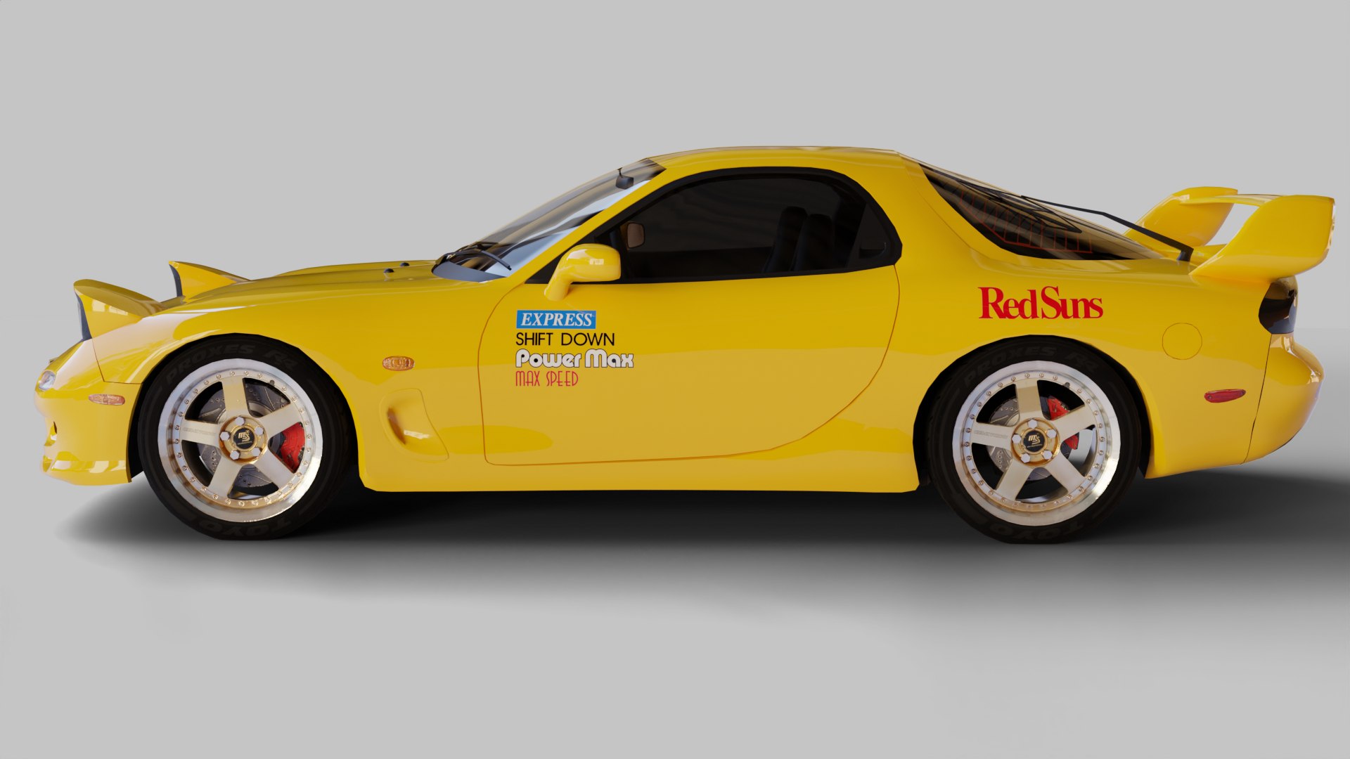 3D Mazda RX7 FD Keisuke Style Model - TurboSquid 2348557
