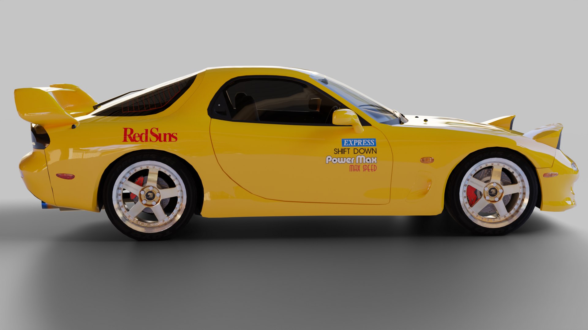 3D Mazda RX7 FD Keisuke Style Model - TurboSquid 2348557