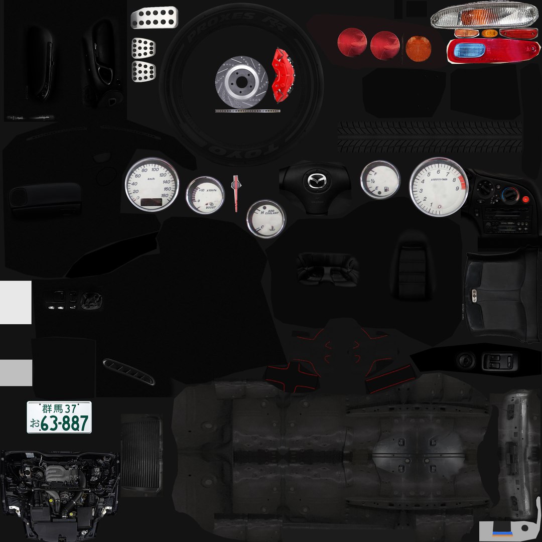 3D Mazda RX7 FD Keisuke Style Model - TurboSquid 2348557