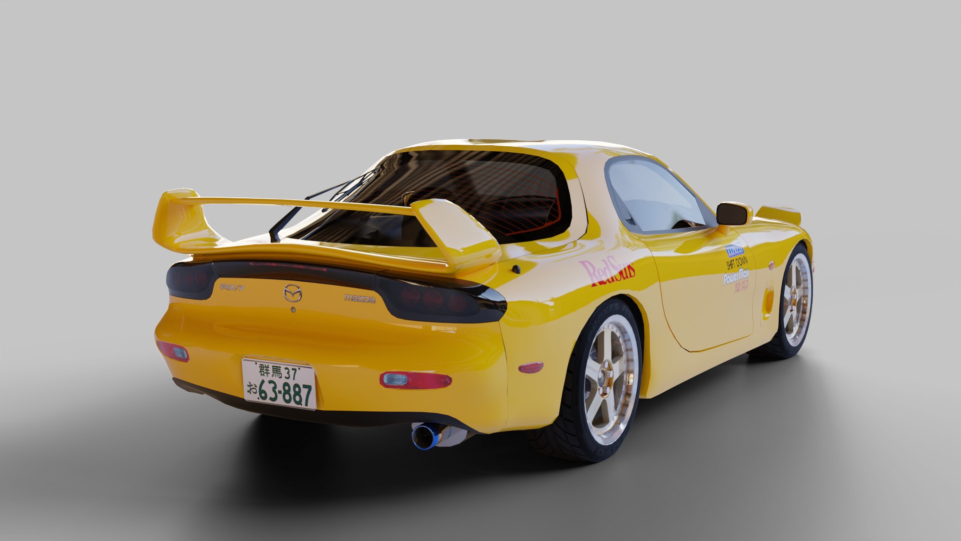 3D Mazda RX7 FD Keisuke Style Model - TurboSquid 2348557