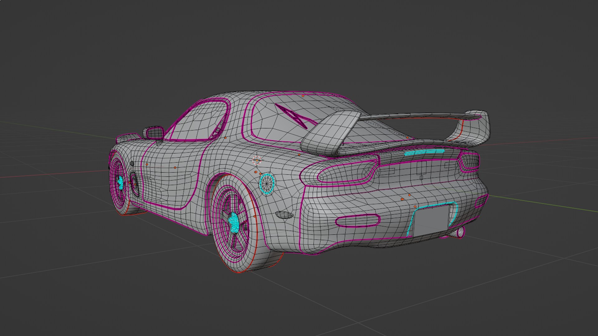 3D Mazda RX7 FD Keisuke Style Model - TurboSquid 2348557