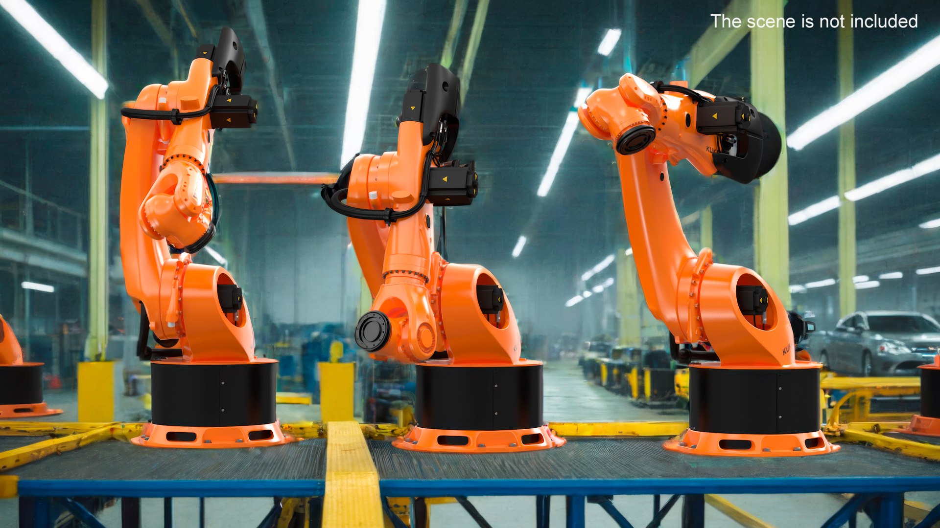 KUKA KR 500 FORTEC Industrial Robot Arm Rigged For Maya 3D - TurboSquid ...