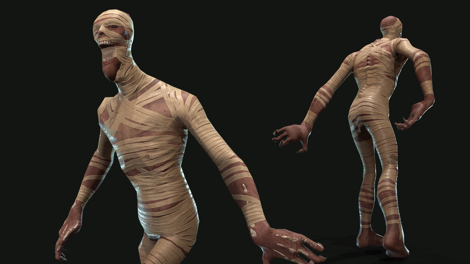 Mummy 3D Model - TurboSquid 1465362