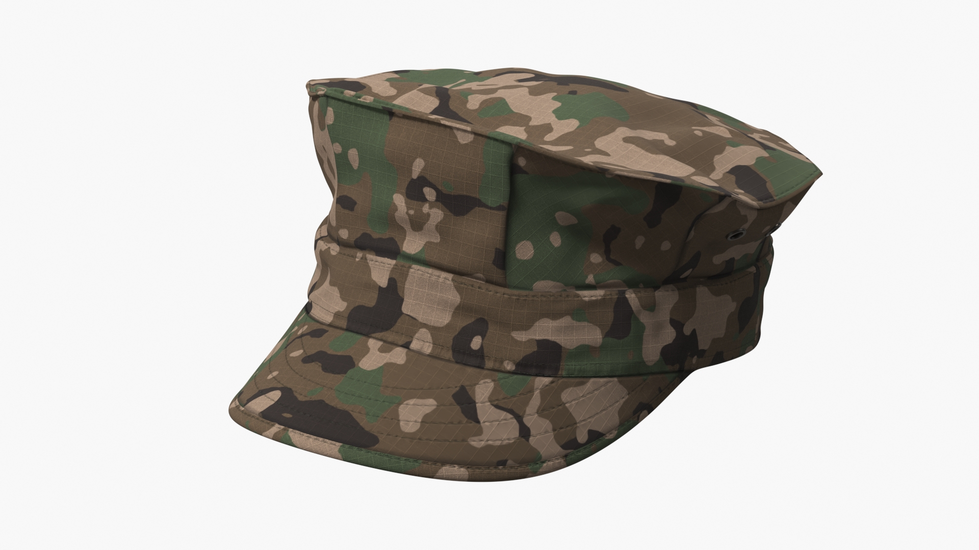 Military Patrol Octagon Cap With Multicam Pattern 3D Model - TurboSquid ...