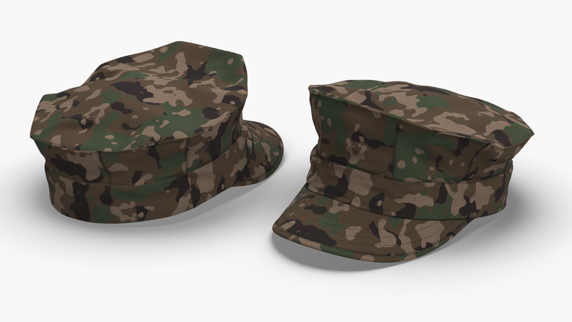 Military Patrol Octagon Cap With Multicam Pattern 3D Model - TurboSquid ...