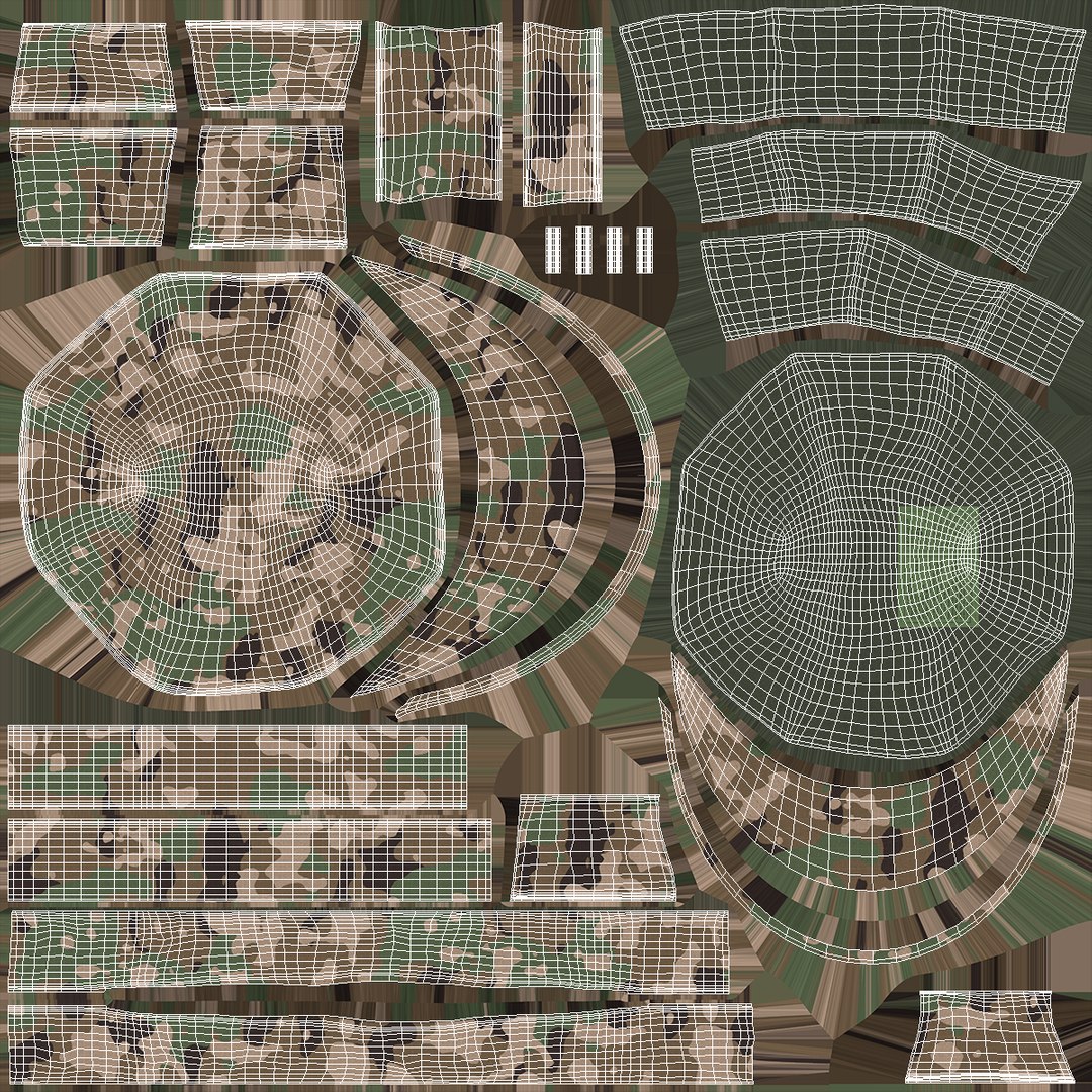 Military Patrol Octagon Cap With Multicam Pattern 3D Model - TurboSquid ...