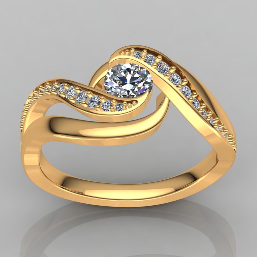 3D Model Designer Ring - TurboSquid 1152982