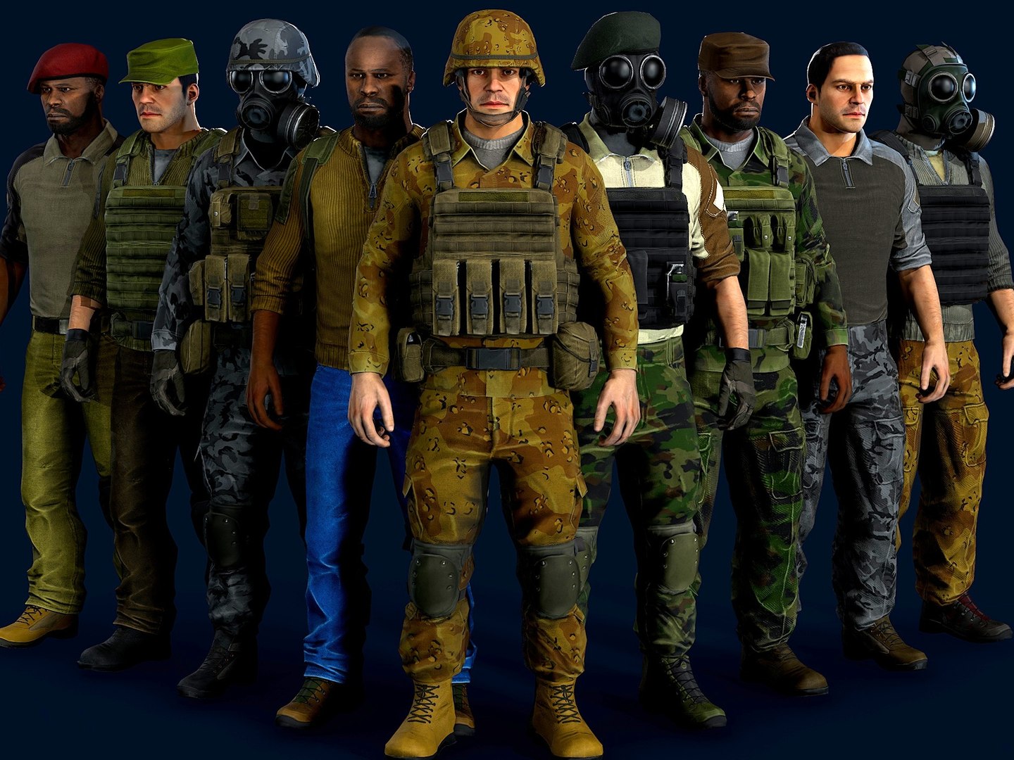 3D modular character - TurboSquid 1624791