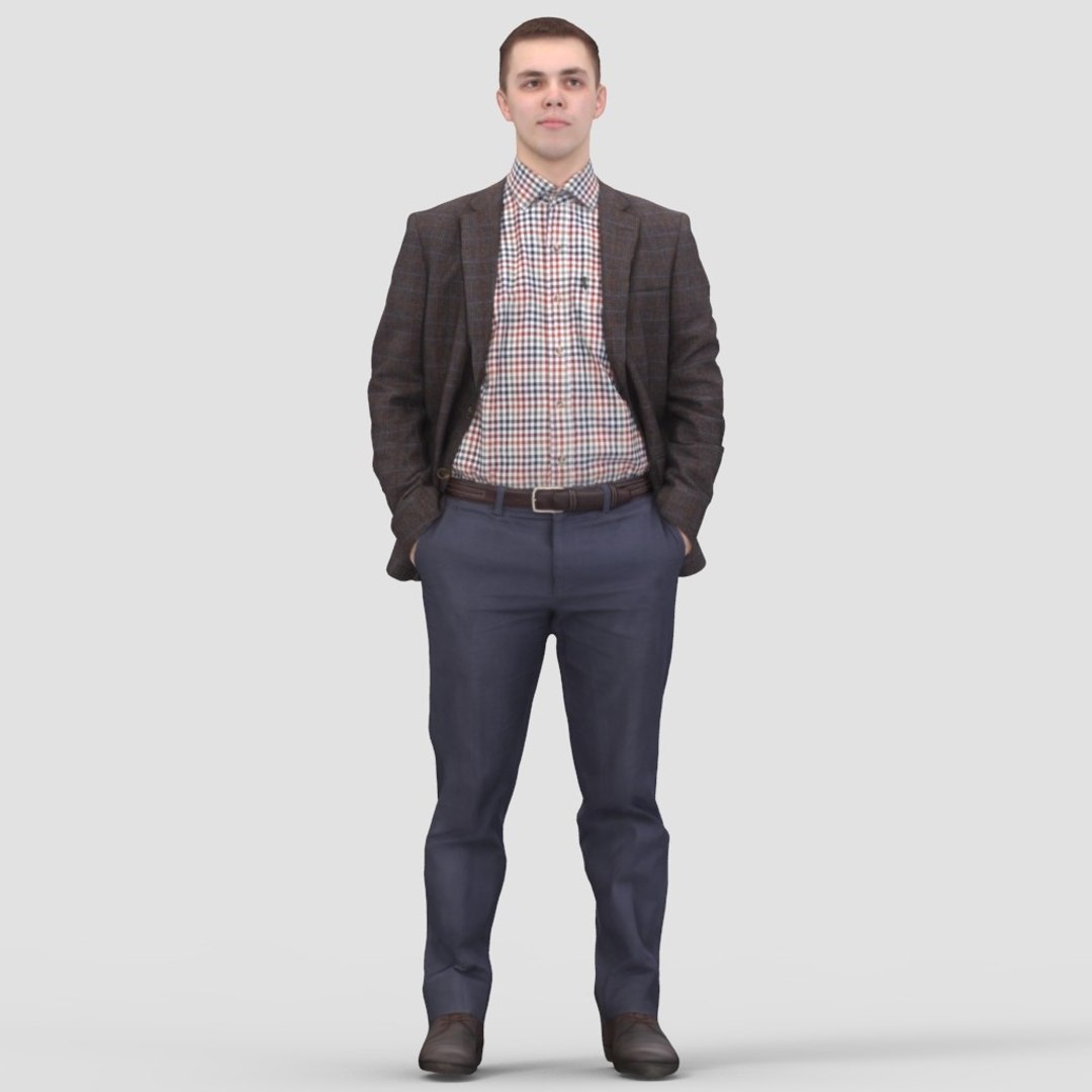 3d Realistic Humans Model