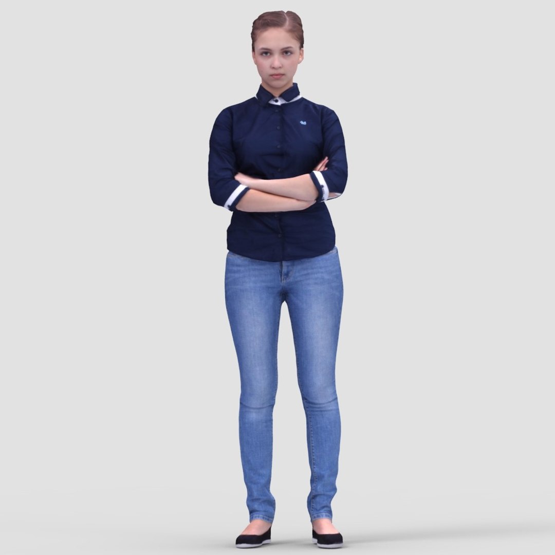 3d Realistic Humans Model