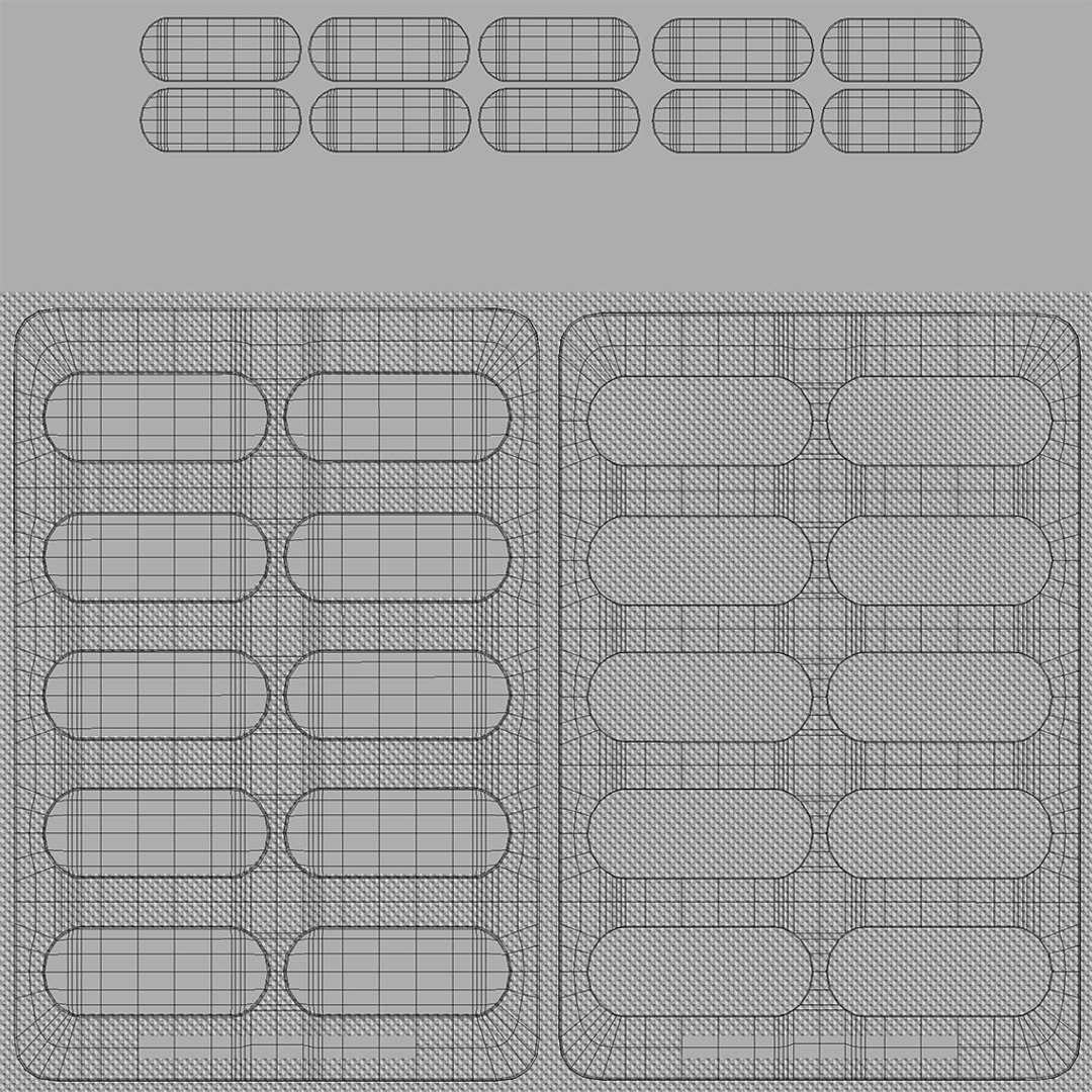 Blister Pills Pack 07 3D - TurboSquid 2165251