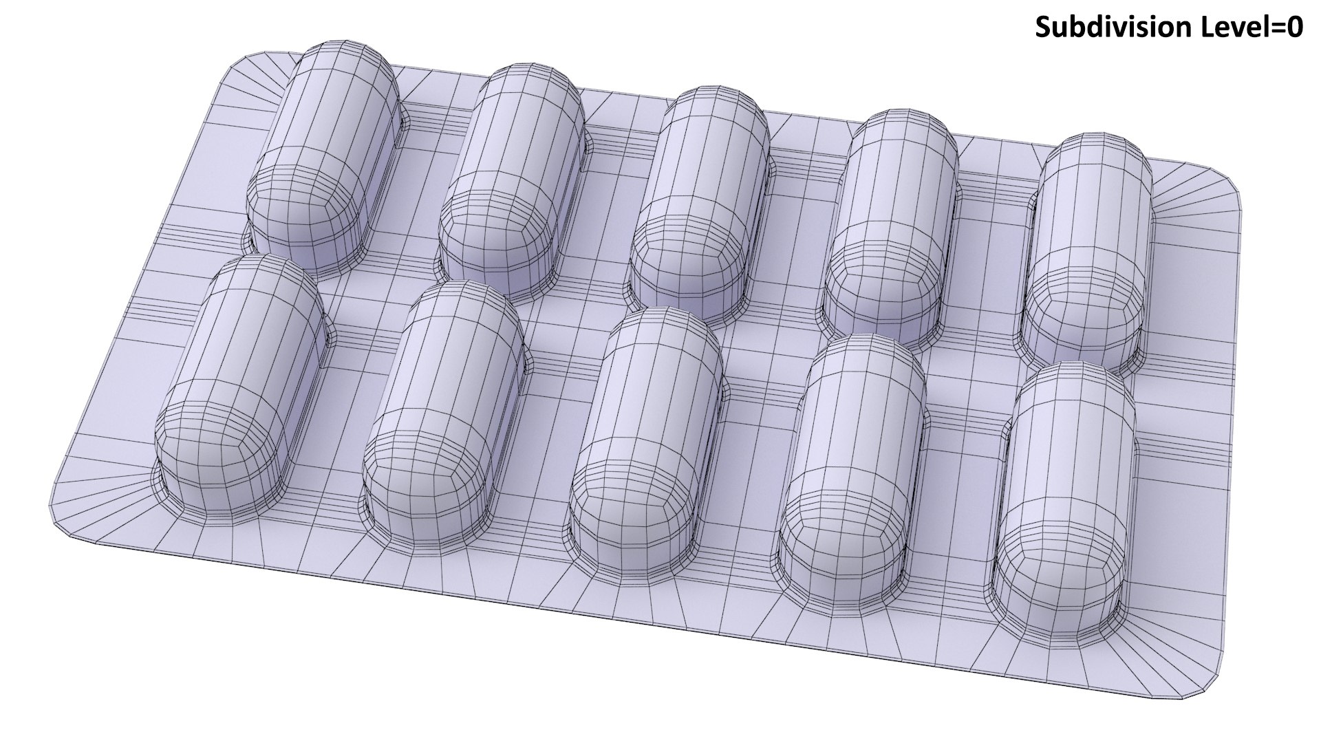 Blister Pills Pack 07 3D - TurboSquid 2165251