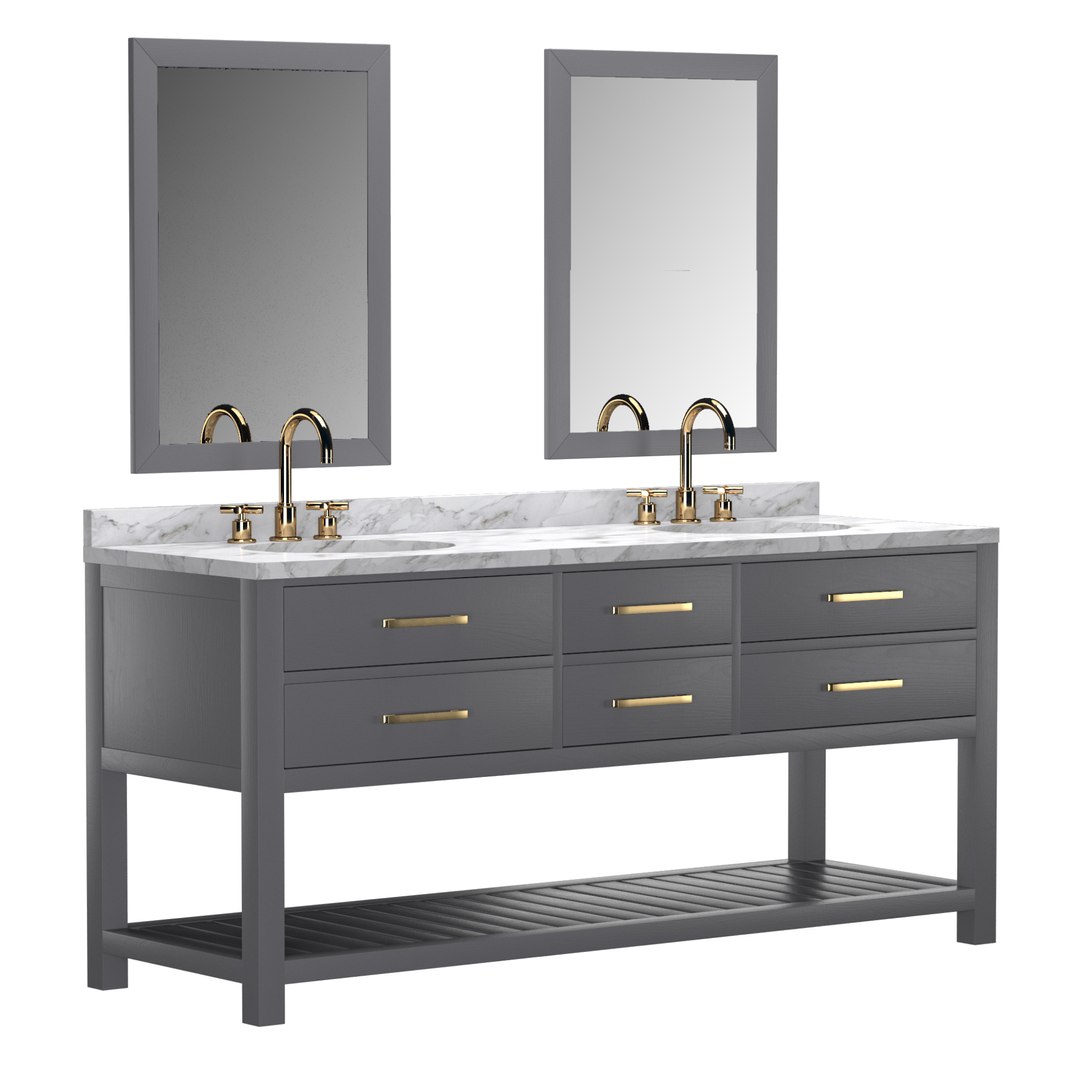 HUTTON DOUBLE WASHSTAND 3D Model - TurboSquid 1898229