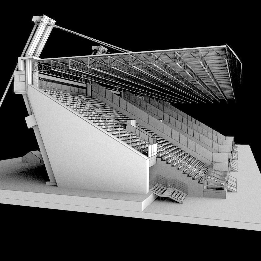 Stadium Seating Tribune 3d Model