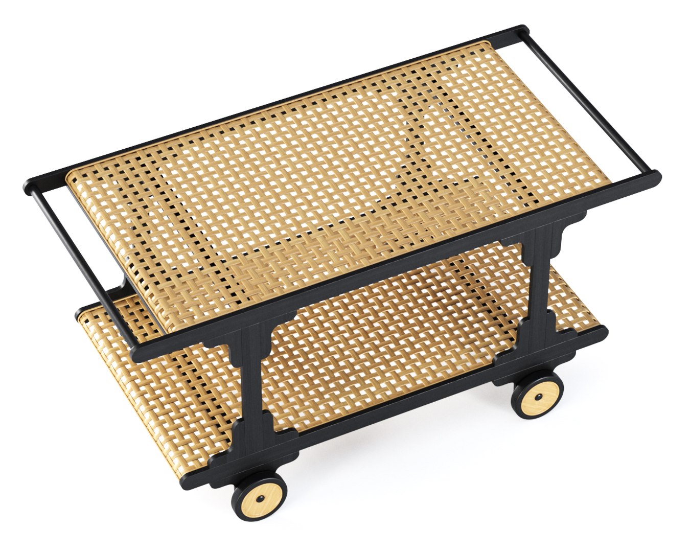 Lola Rattan Trolley LS33 By Bpoint Design 3D Model - TurboSquid 1921105