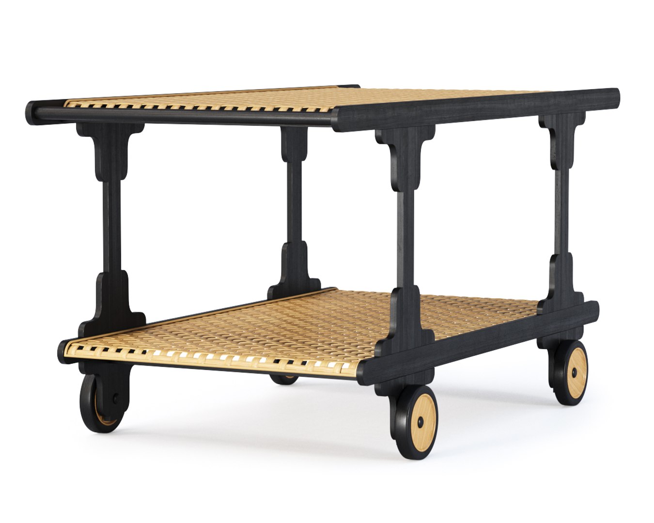 Lola Rattan Trolley LS33 By Bpoint Design 3D Model - TurboSquid 1921105