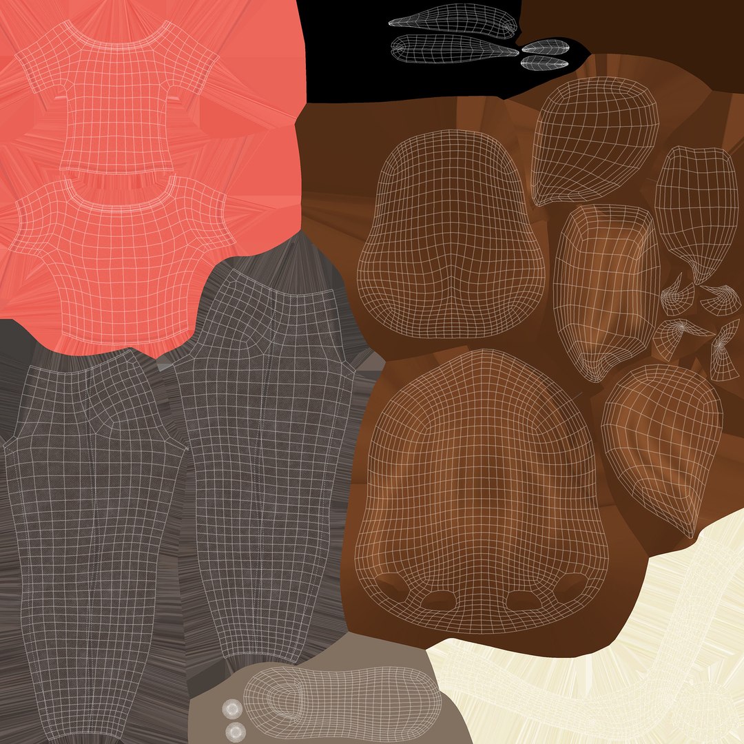 Rigged Cartoon Character - Mother Model - TurboSquid 2071848