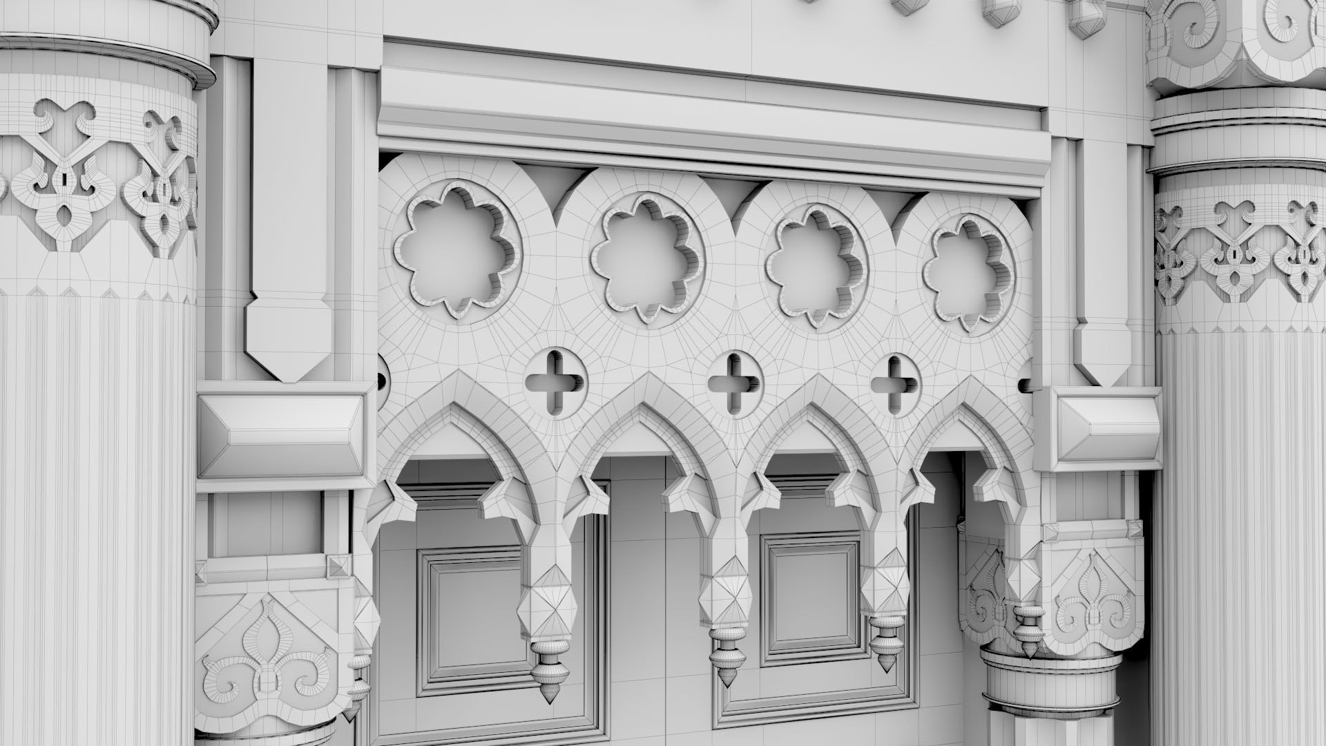 Ciragan Palace GateWindows 3D - TurboSquid 2157267