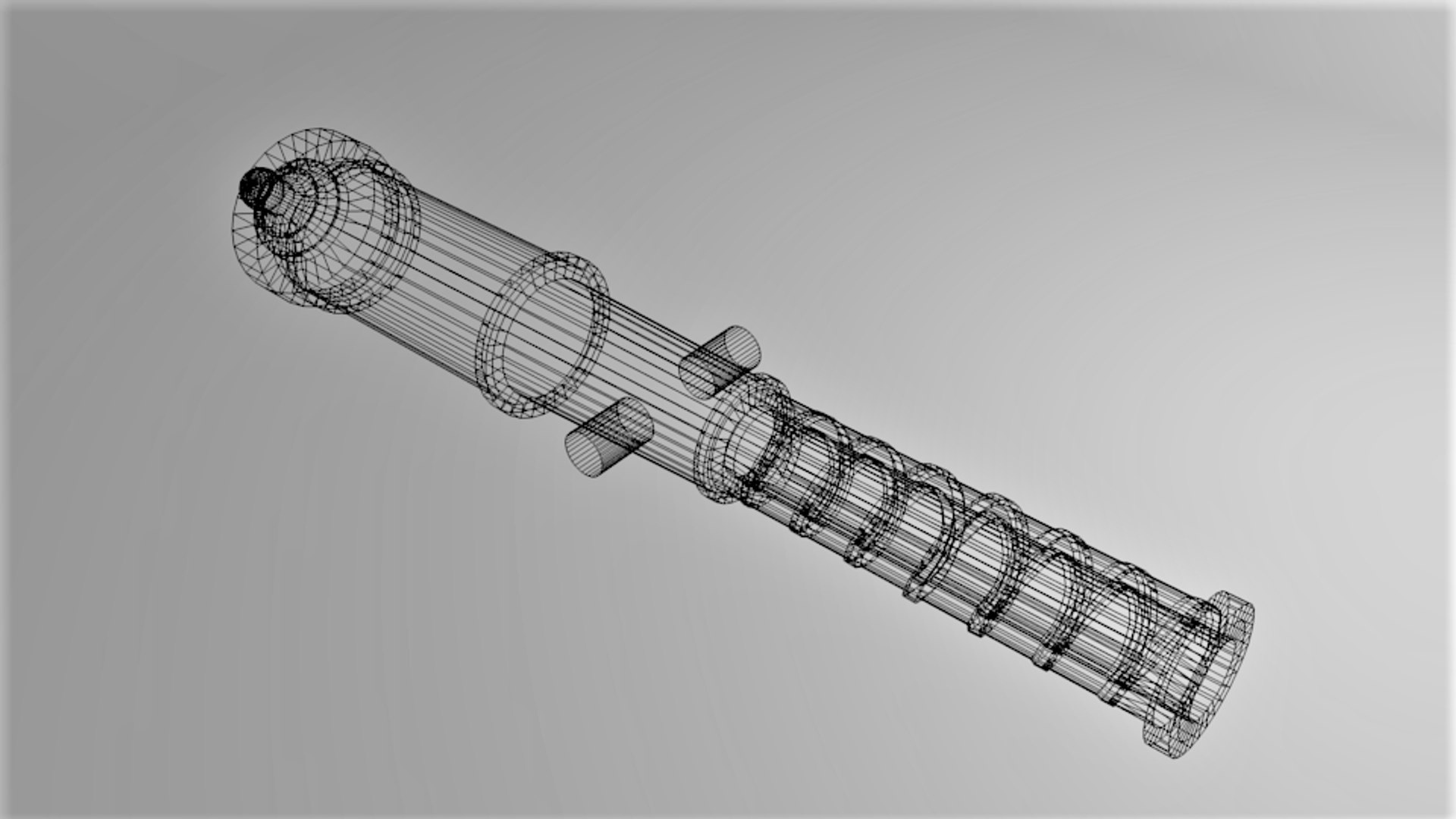 Swivel Cannon 3D Model - TurboSquid 1600224