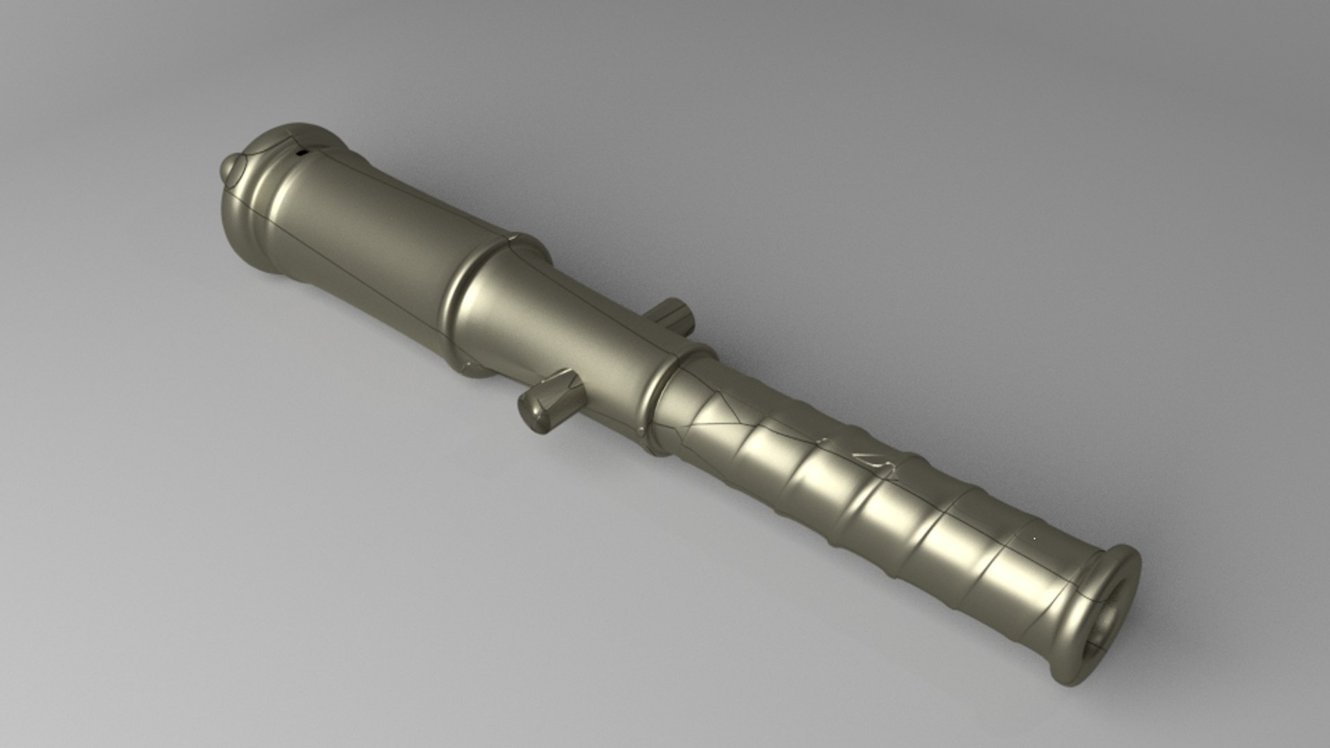 Swivel Cannon 3D Model - TurboSquid 1600224