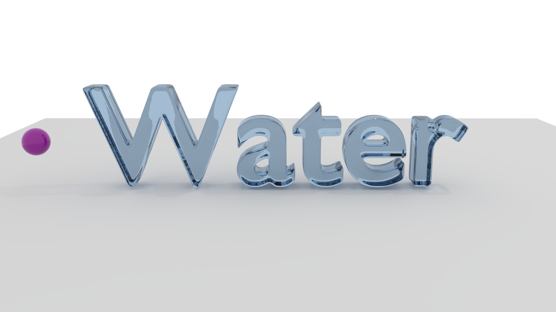 Liquid Water Text Animation Model - TurboSquid 1452886