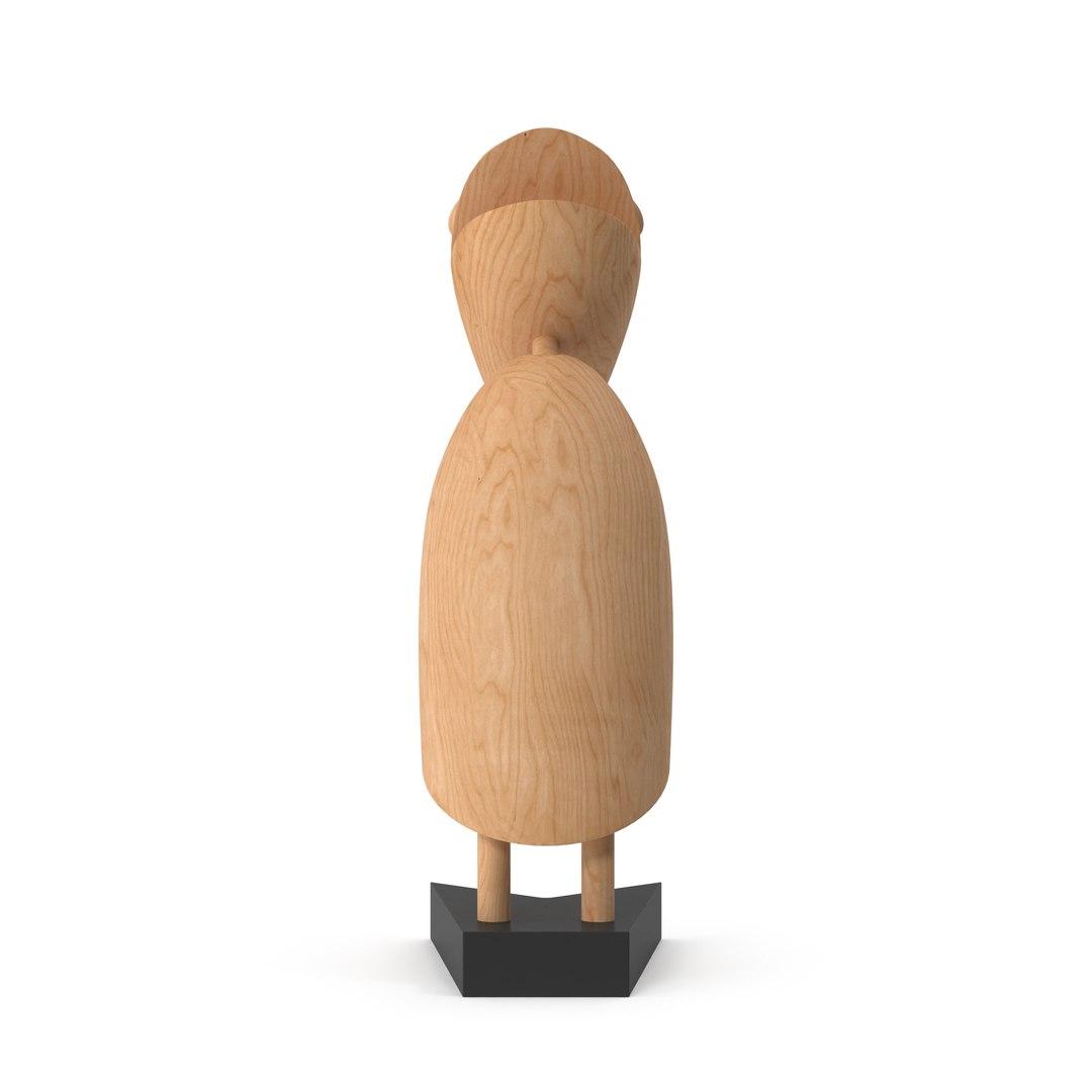 Marabou statuette cosmo 3D model - TurboSquid 1649271