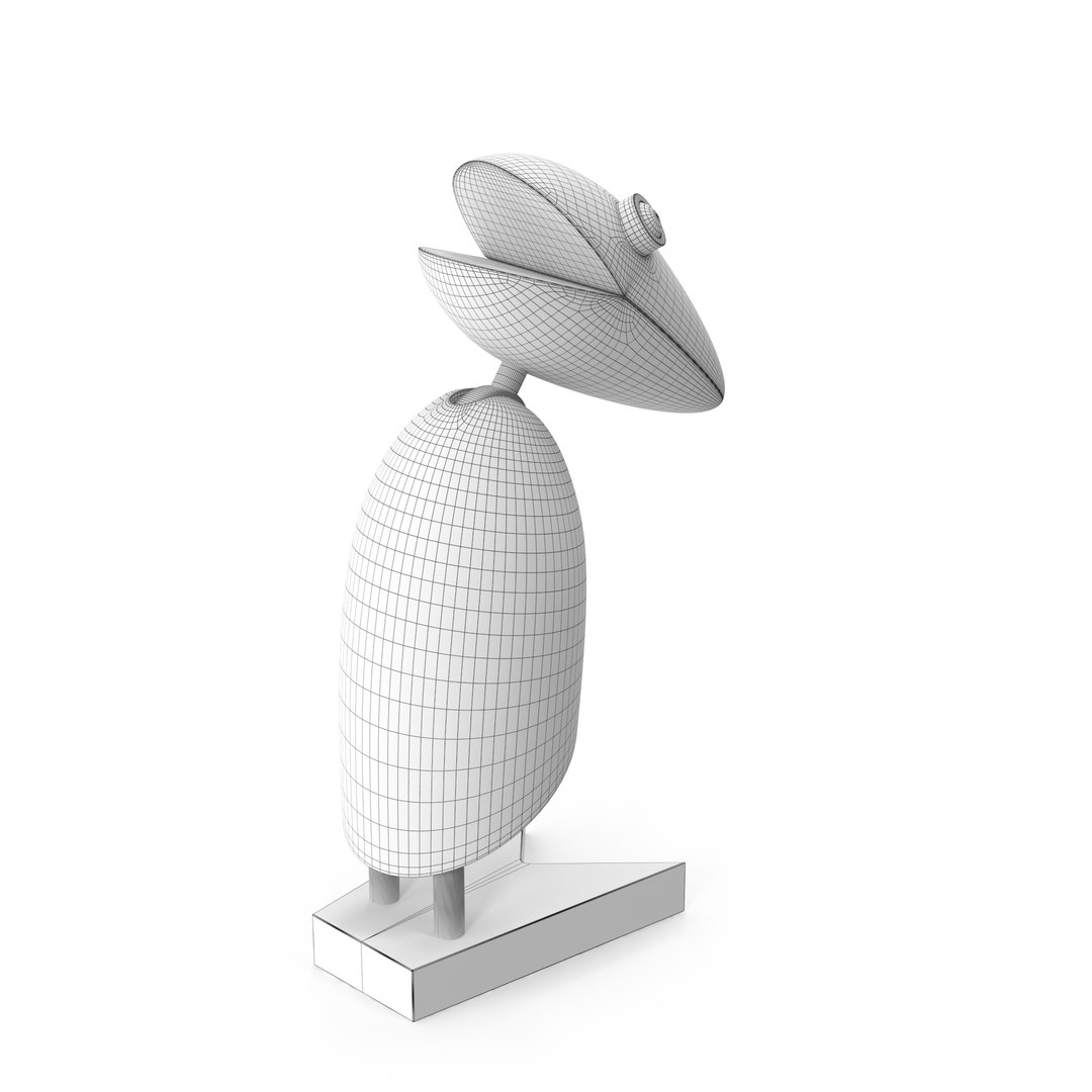 Marabou statuette cosmo 3D model - TurboSquid 1649271