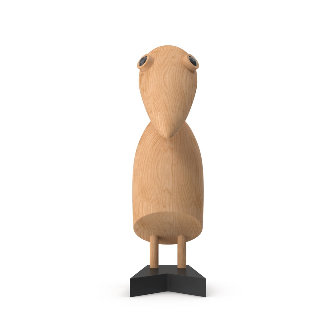 Marabou statuette cosmo 3D model - TurboSquid 1649271