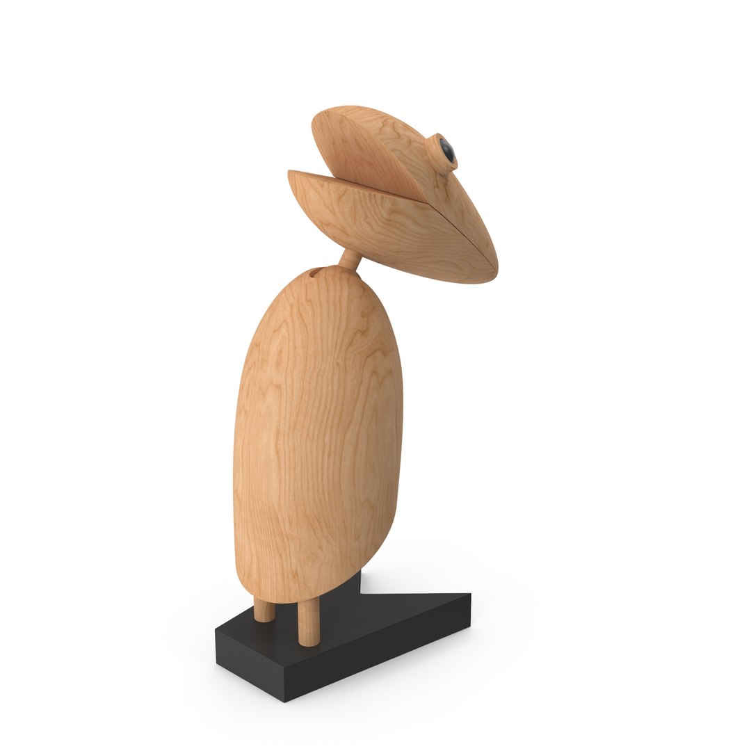 Marabou statuette cosmo 3D model - TurboSquid 1649271