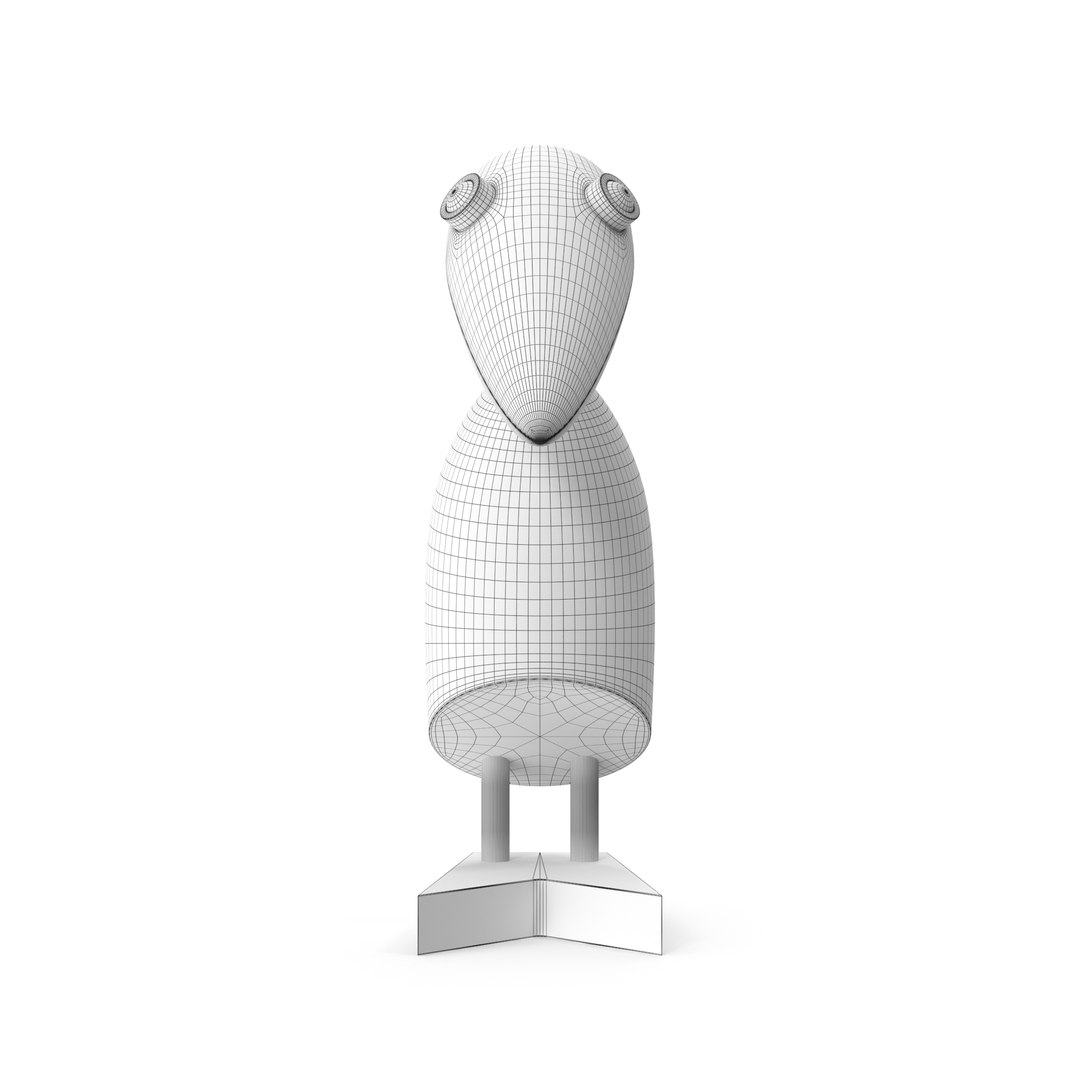 Marabou statuette cosmo 3D model - TurboSquid 1649271