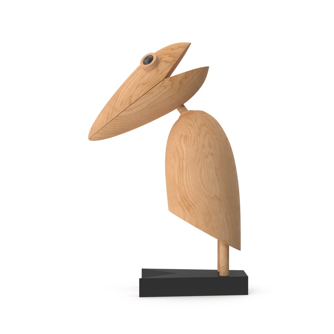 Marabou statuette cosmo 3D model - TurboSquid 1649271
