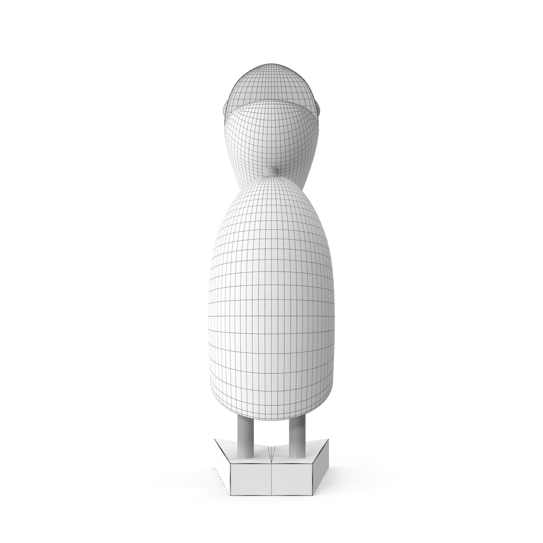 Marabou statuette cosmo 3D model - TurboSquid 1649271