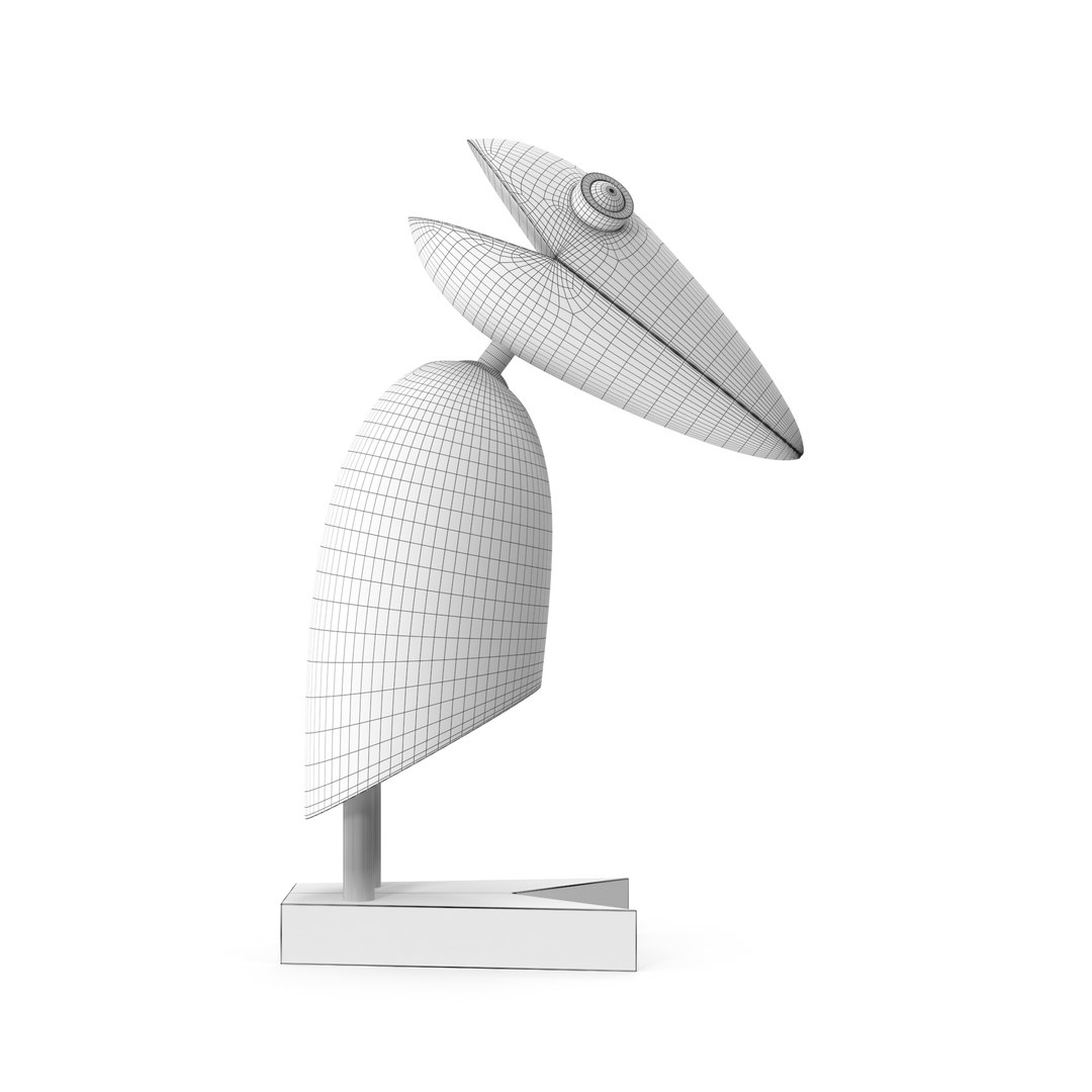 Marabou statuette cosmo 3D model - TurboSquid 1649271