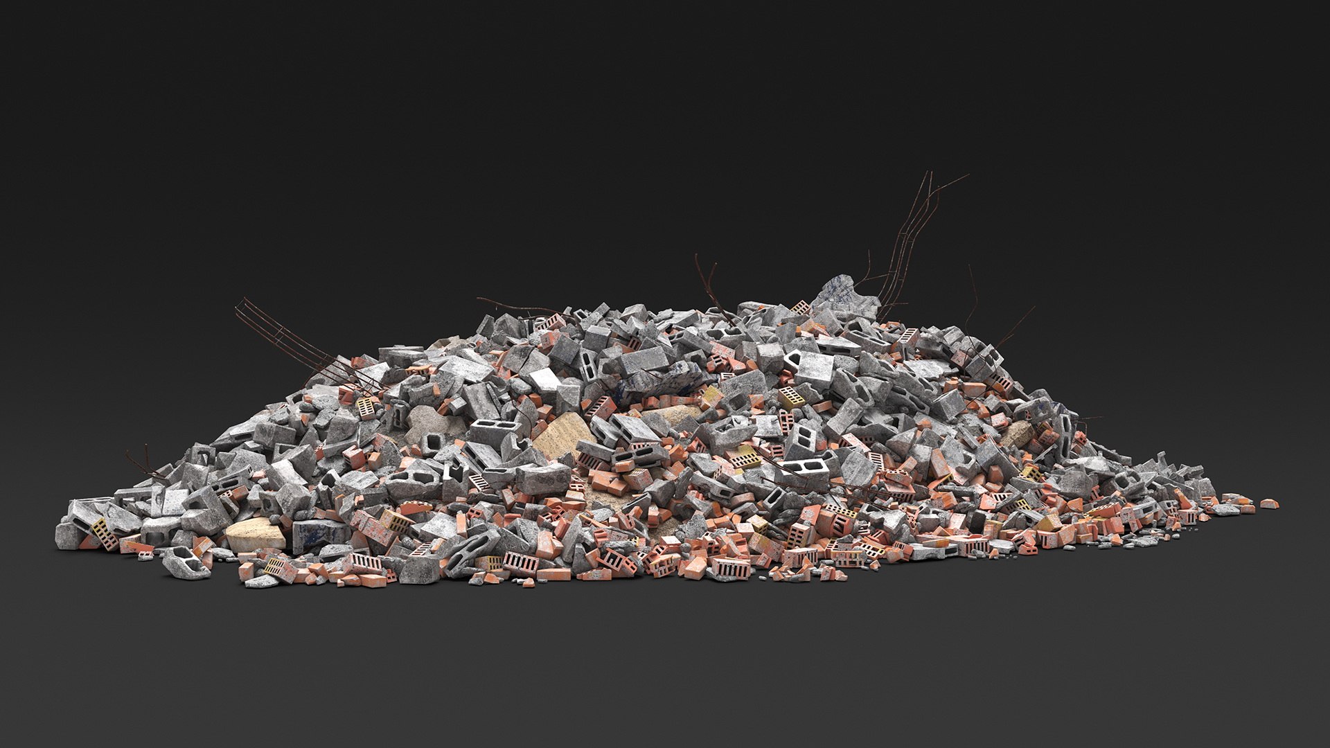 3D Concrete Dump - TurboSquid 2244505