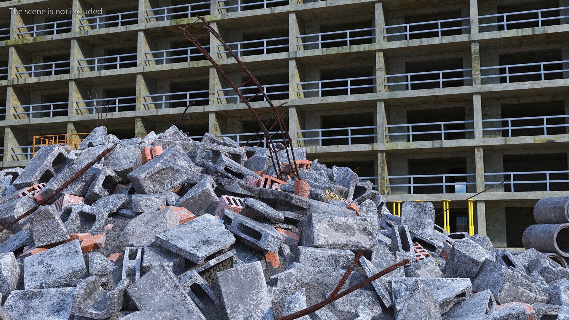 3D Concrete Dump - TurboSquid 2244505