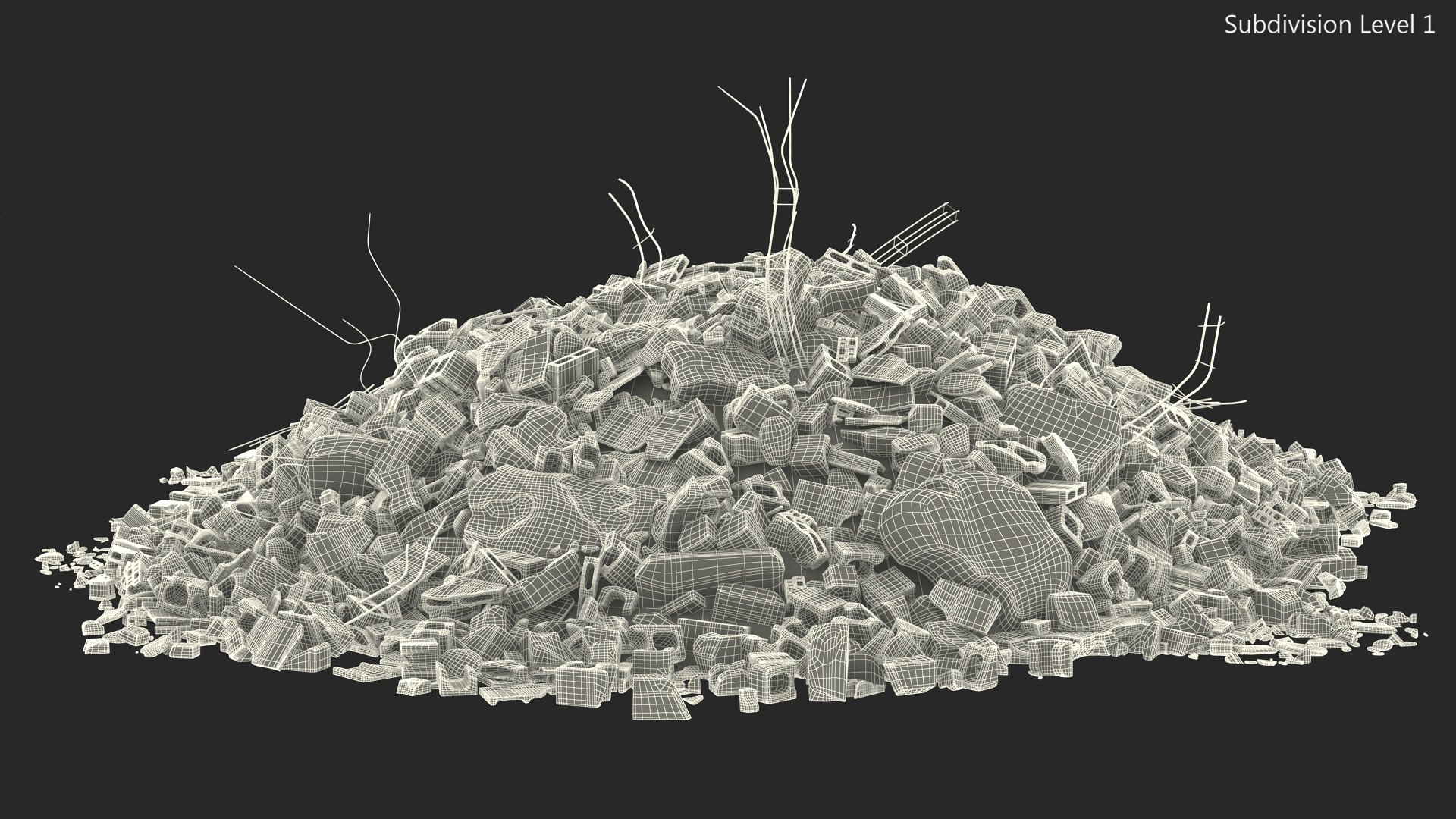 3D Concrete Dump - TurboSquid 2244505