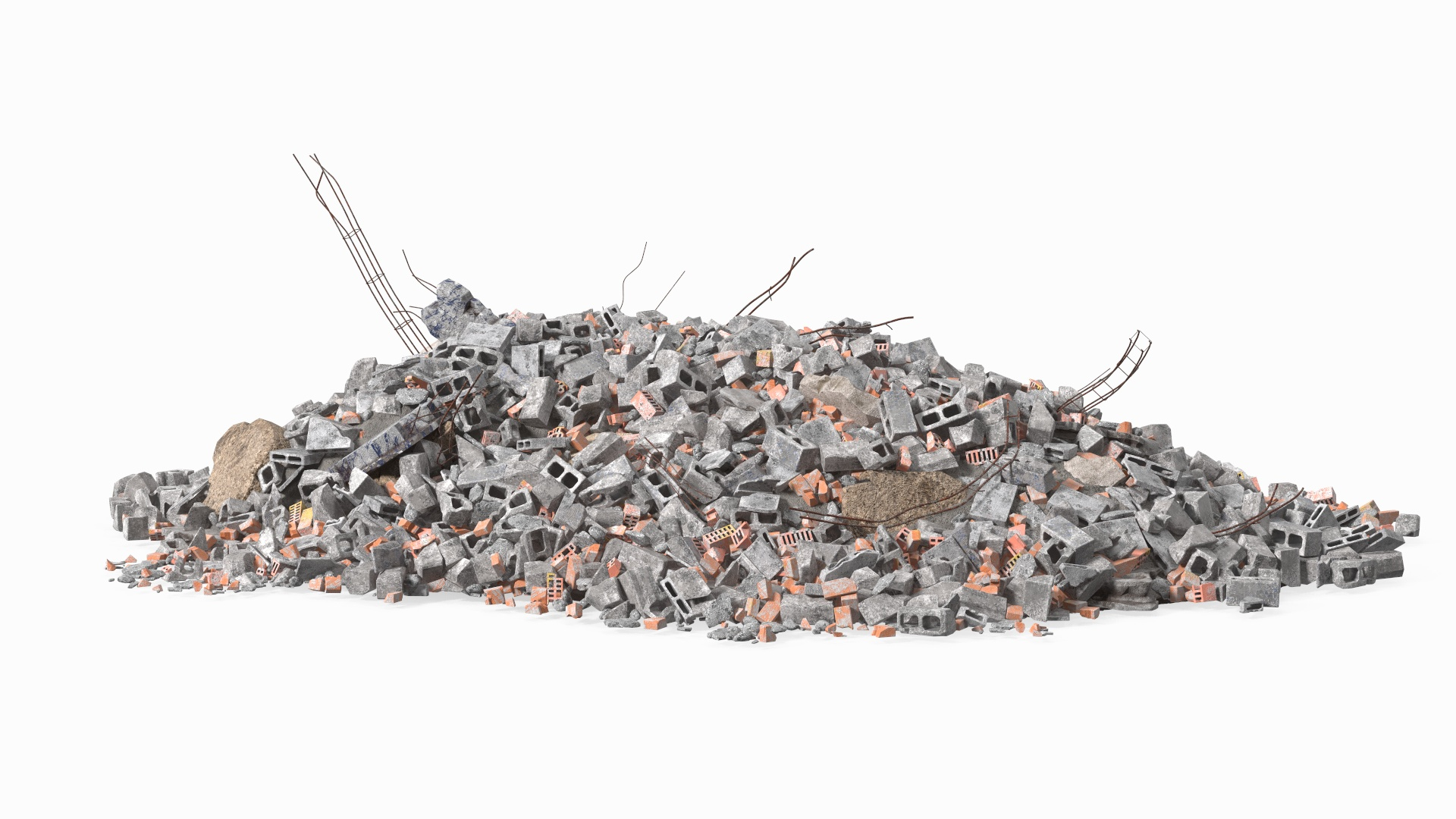 3D Concrete Dump - TurboSquid 2244505