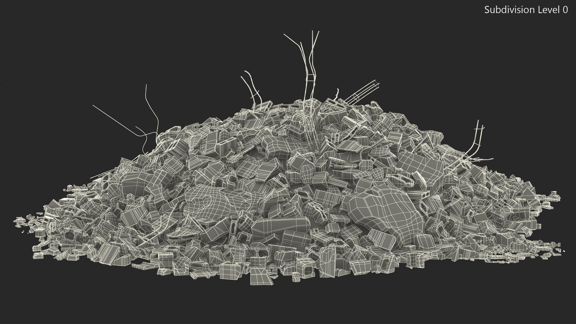 3D Concrete Dump - TurboSquid 2244505